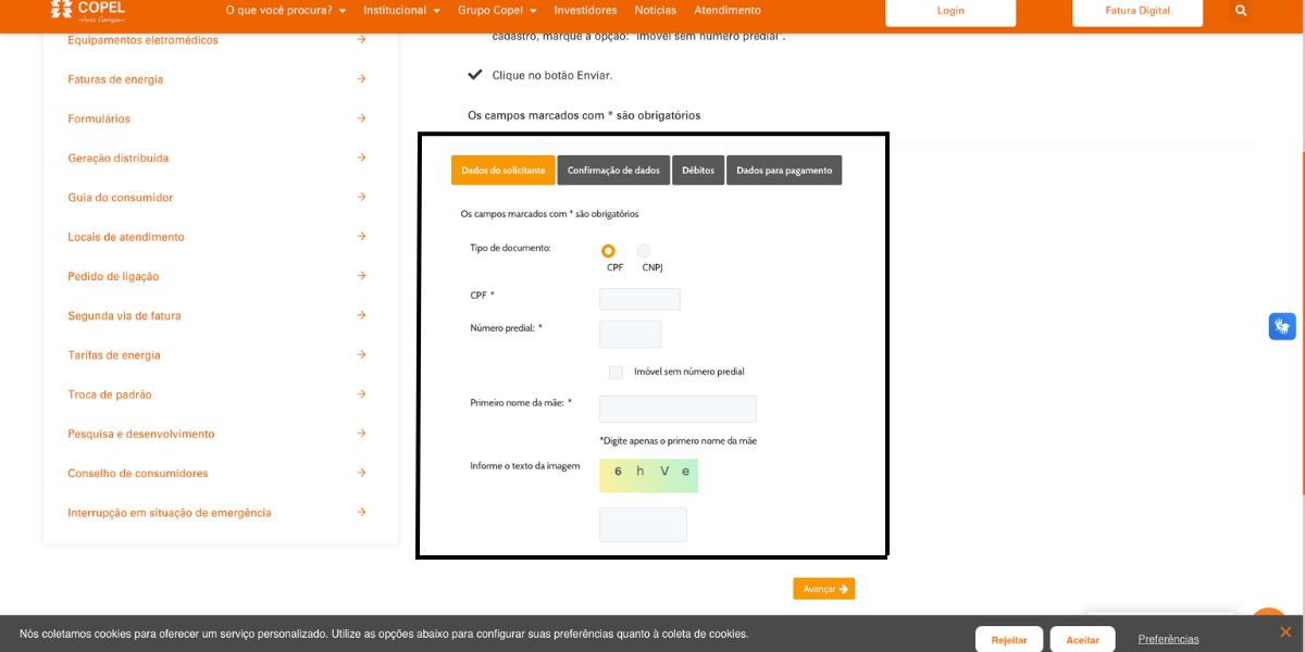 2 via Copel, como emitir a fatura e pagar, evite o corte da luz de casa.